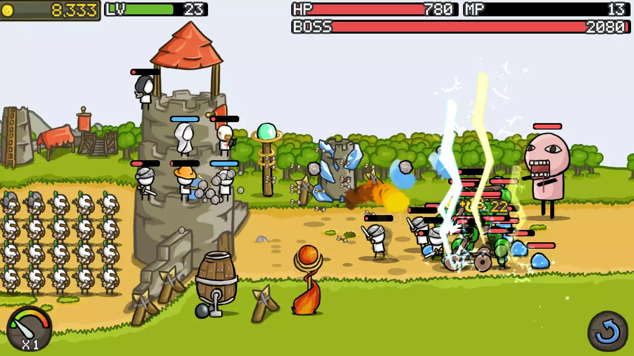 😎 Auto-upgrade Grow Castle - Tower Defense download - from the developer Daniel - Lua script (US)